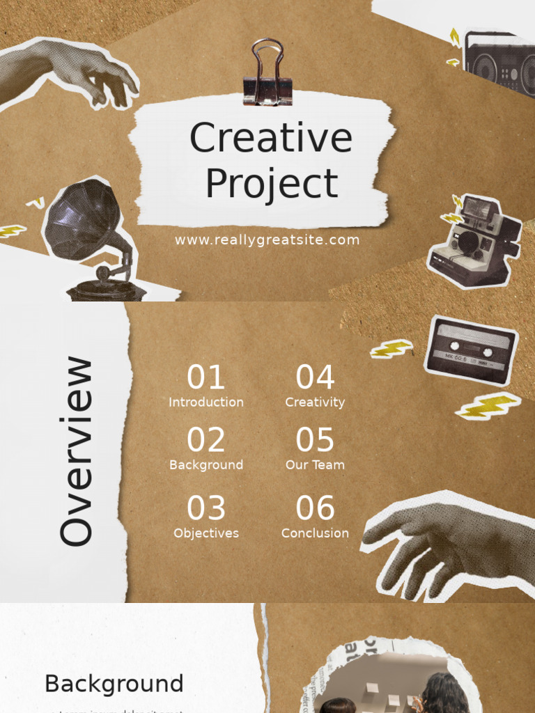 Brown Scrapbook Creative Project Presentation | PDF