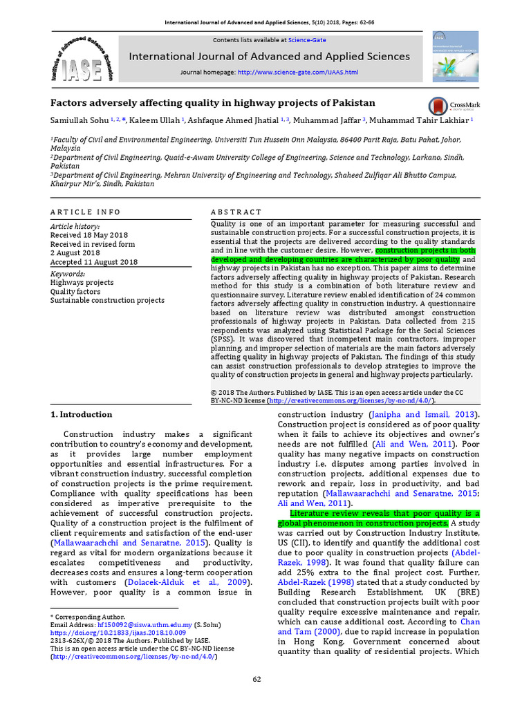poor quality | PDF | Cronbach's Alpha | Spearman's Rank Correlation ...