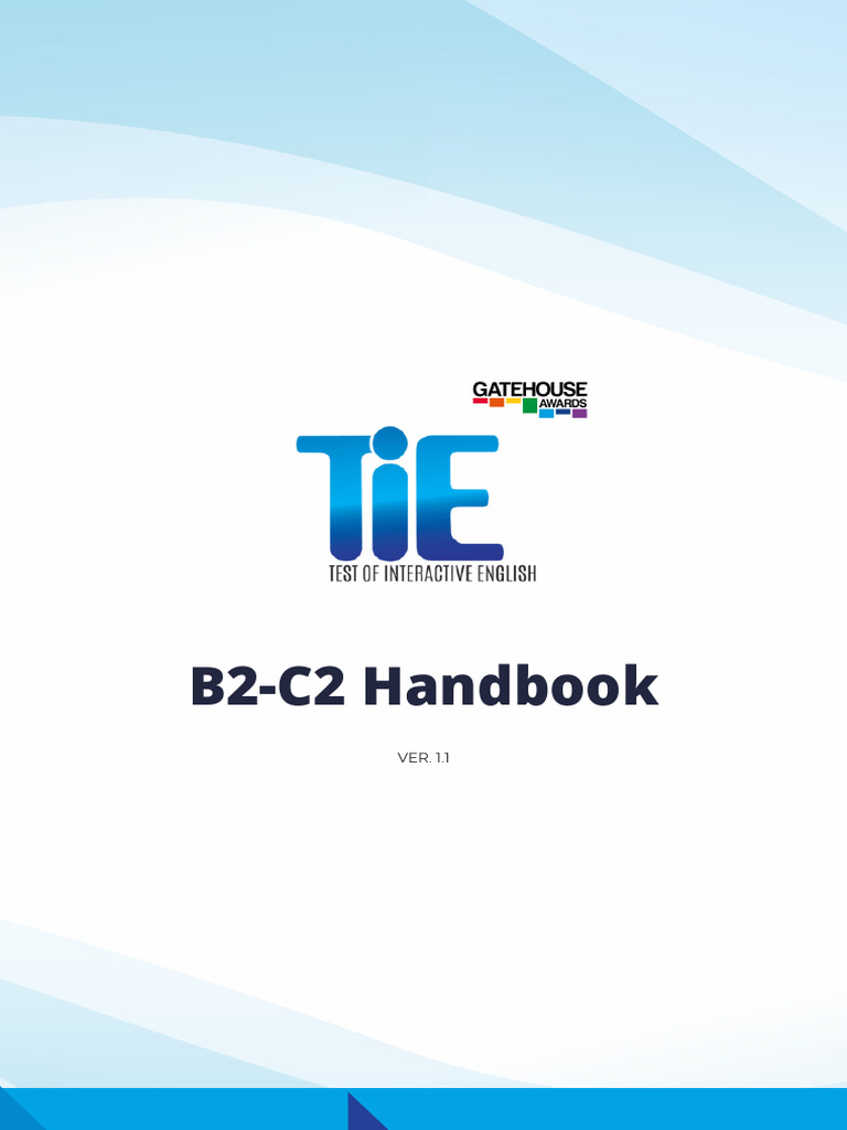TIE-B2-C2-Handbook-v1.1 | PDF | Linguistics | Human Communication
