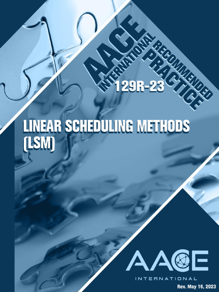 129R-23 Linear Scheduling Methods (LSM) | PDF | Project Management