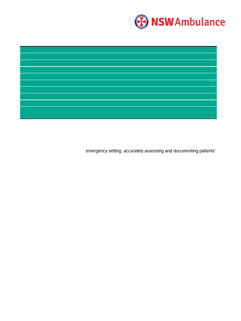 Graduate Paramedic Intern Role Description | PDF | Paramedic ...