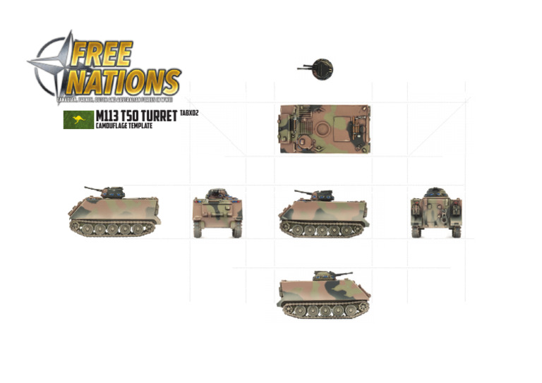NATO Camo Templates Australian M113 | PDF