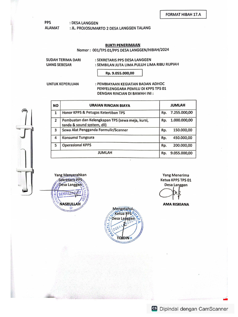 SPJ KPPS - TPS 01 | PDF