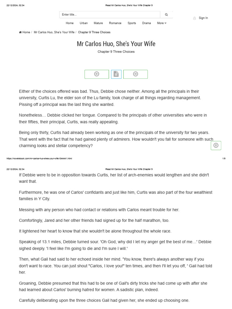 Read MR Carlos Huo, She's Your Wife Chapter 9 | PDF