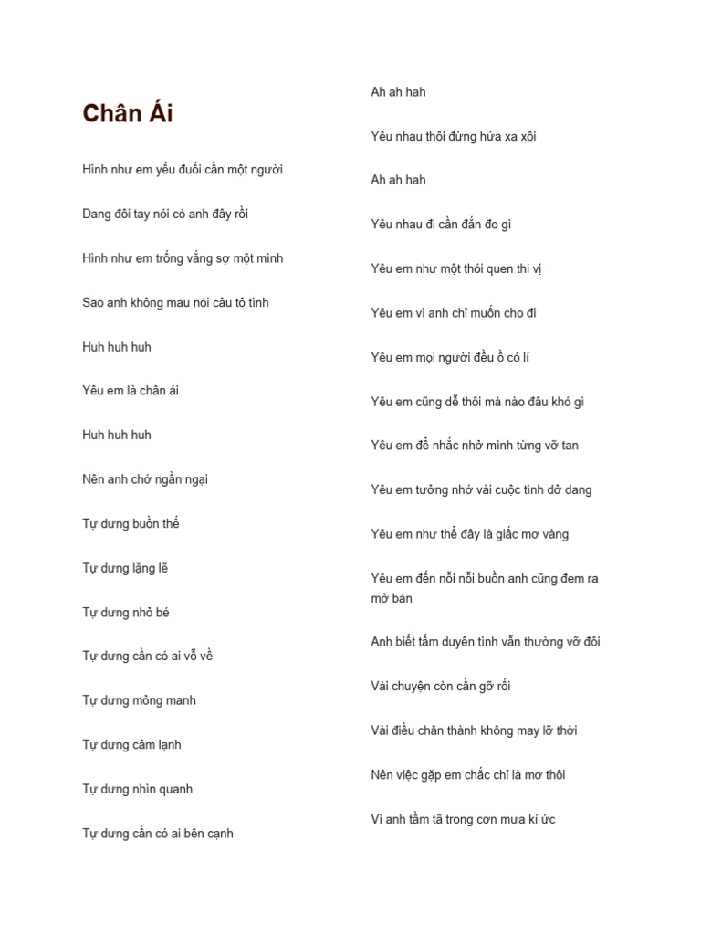 Chân Ái2 | PDF