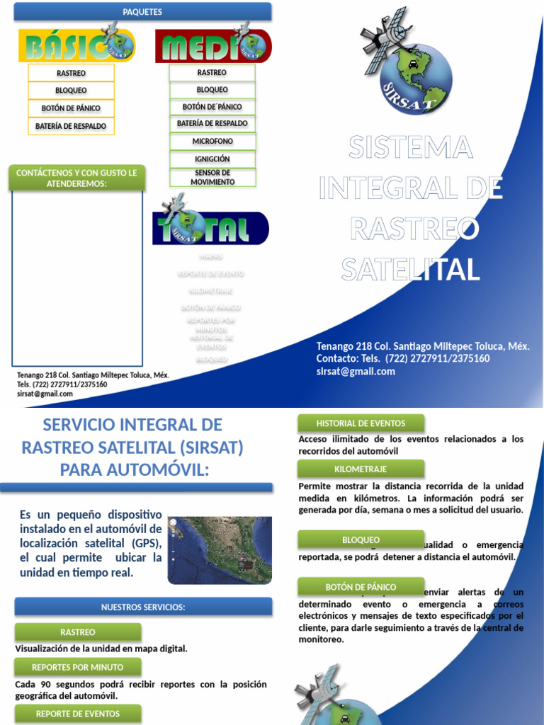 Presentación Sirsat | PDF | Informática