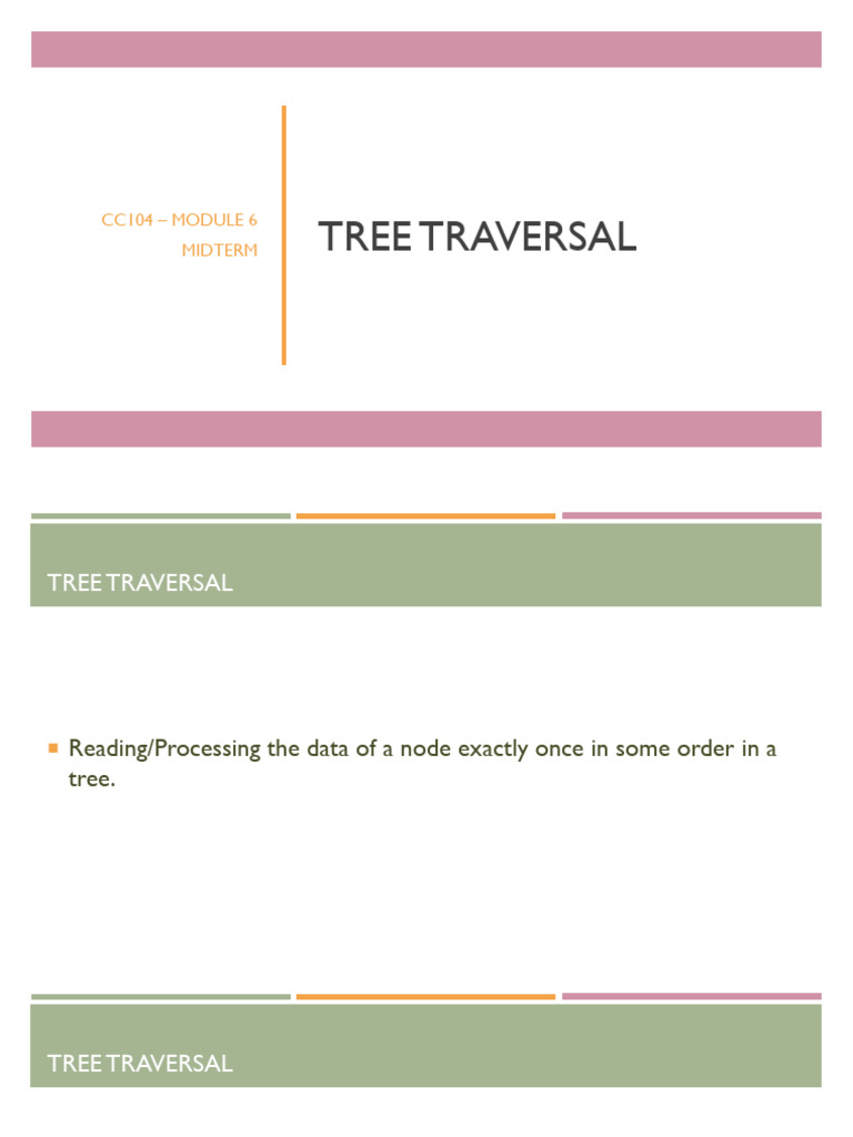 Tree Traversal Techniques | PDF