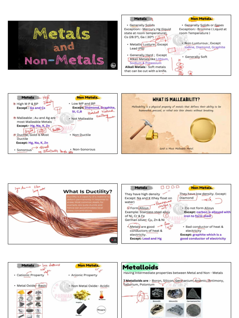 Metals&Non Metals-5 | PDF
