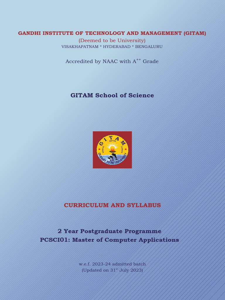 GITAM 2023-24 | PDF | C++ | World Wide Web