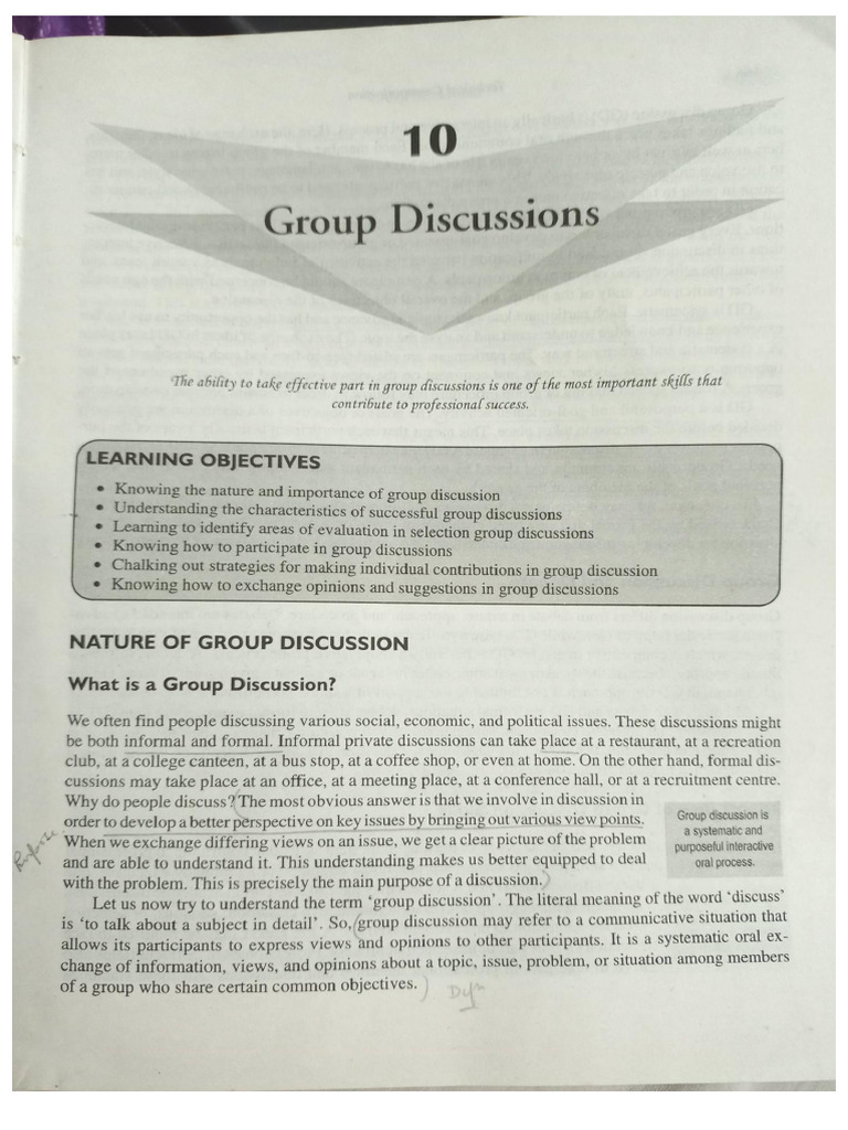 Group Discussion | PDF