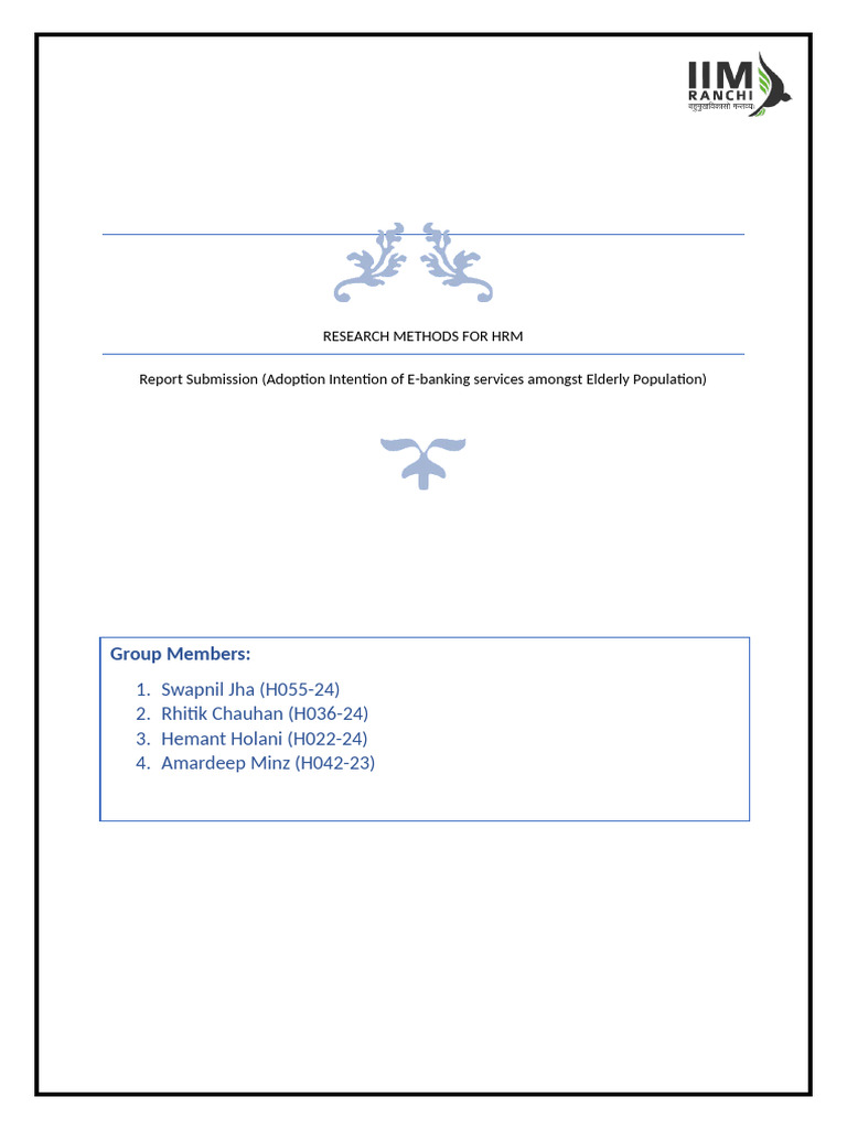 Quant Research_Group 13 | PDF | Factor Analysis | Validity (Statistics)