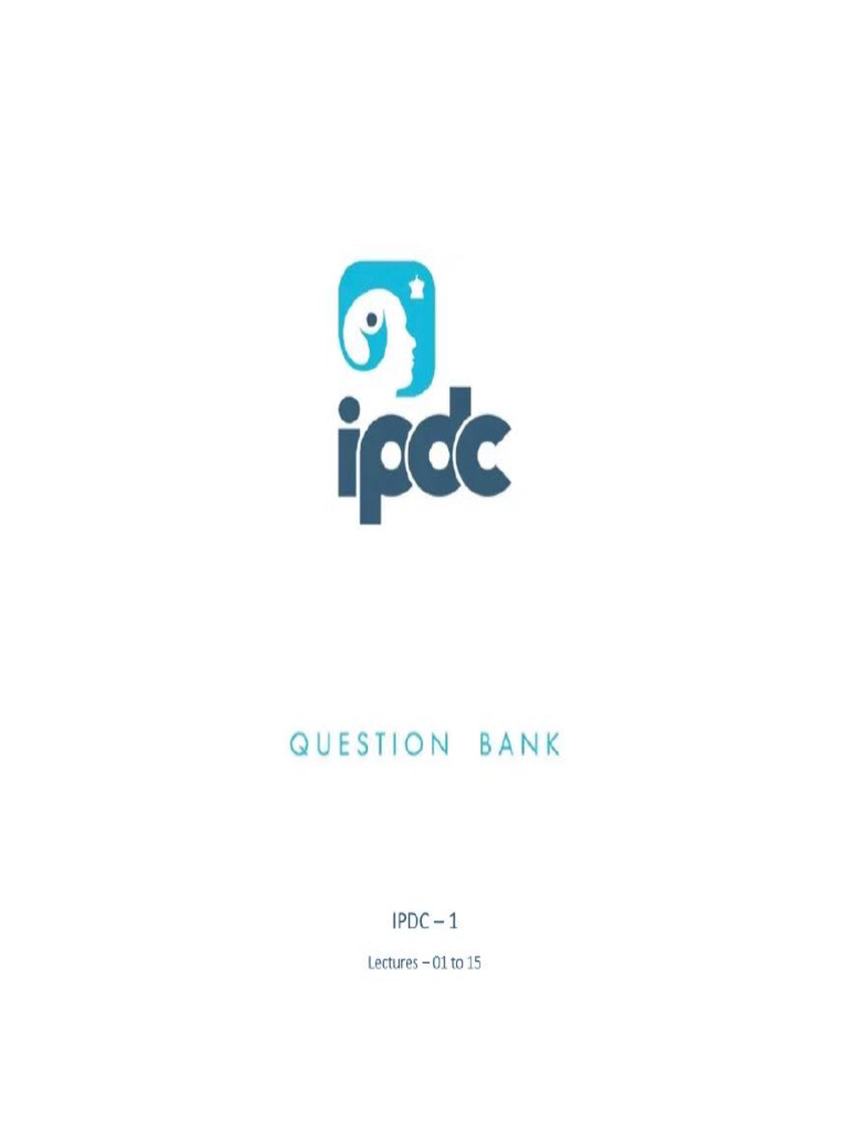 IPDC -1st answers | PDF
