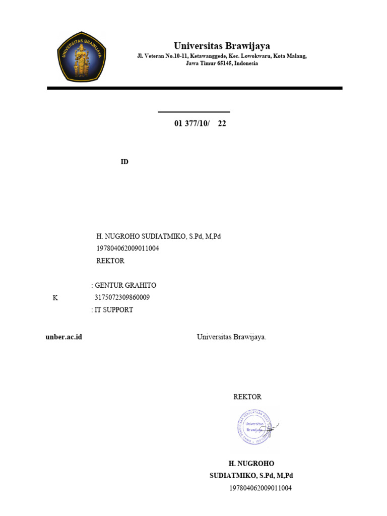 Universitas Brawijaya | PDF