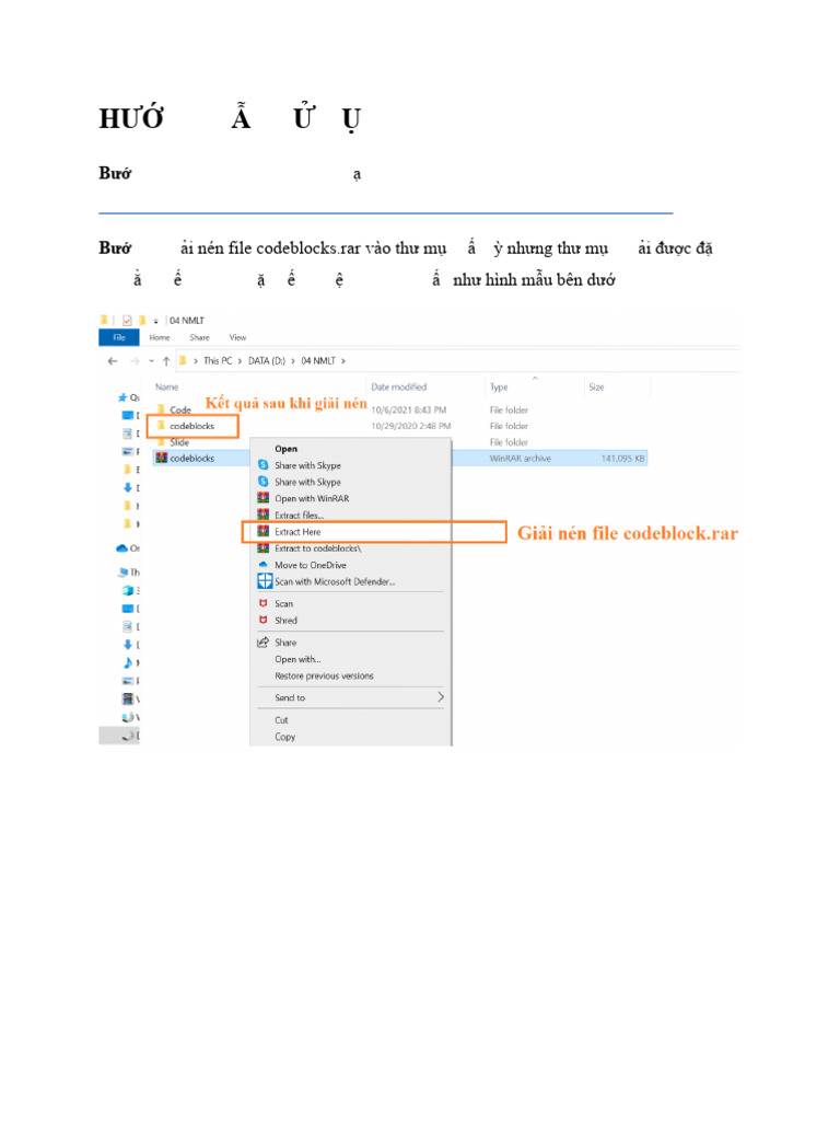 HuongDanSuDung_CODEBLOCKS | PDF