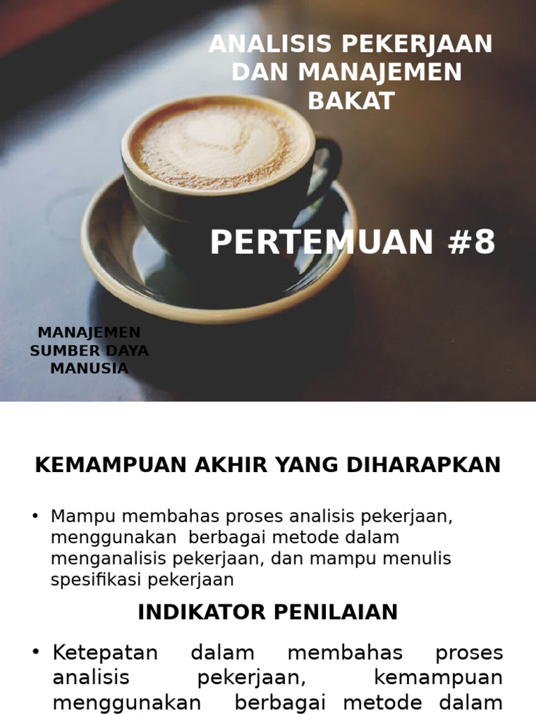Kuliah7 JobAnalysis JobPlan JobDesc JobSpec | PDF | Information ...