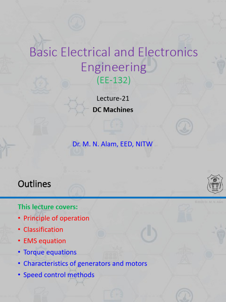 Lec_beee_2023_21sab | PDF | Electric Motor | Electrodynamics