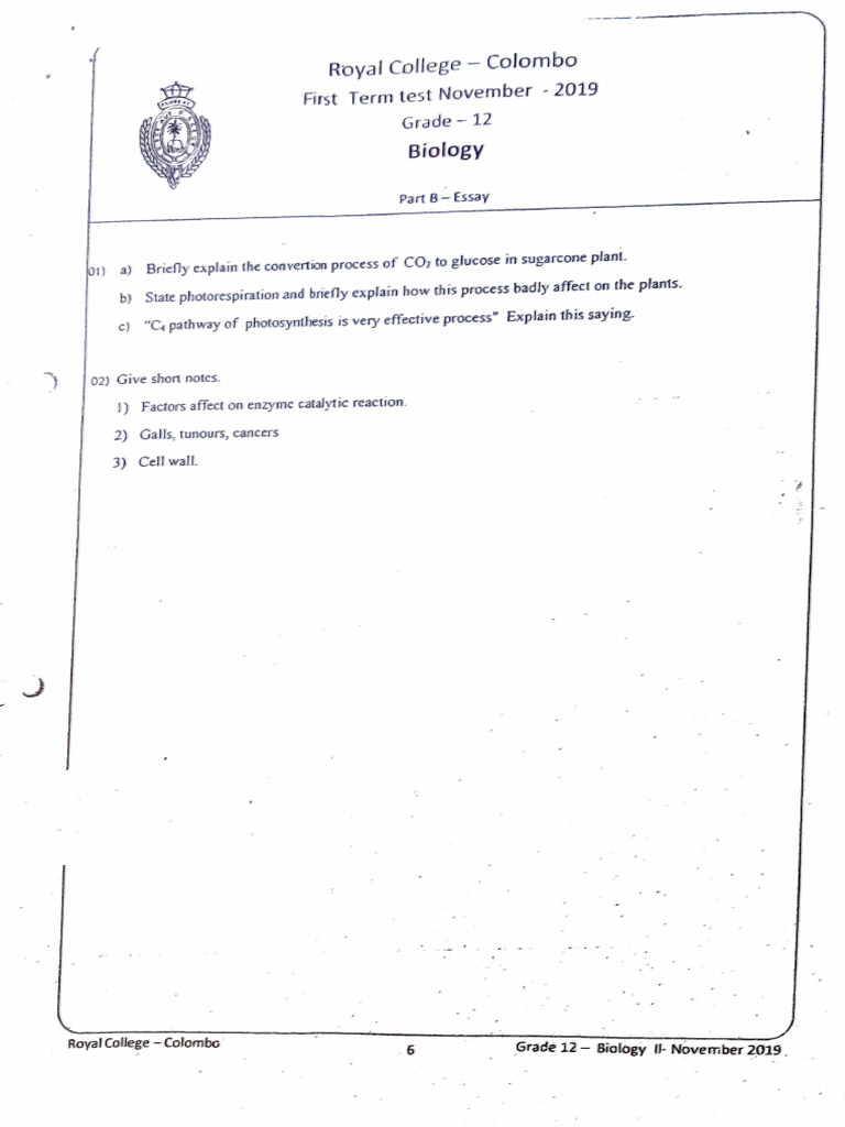 Bio 1st 4 | PDF