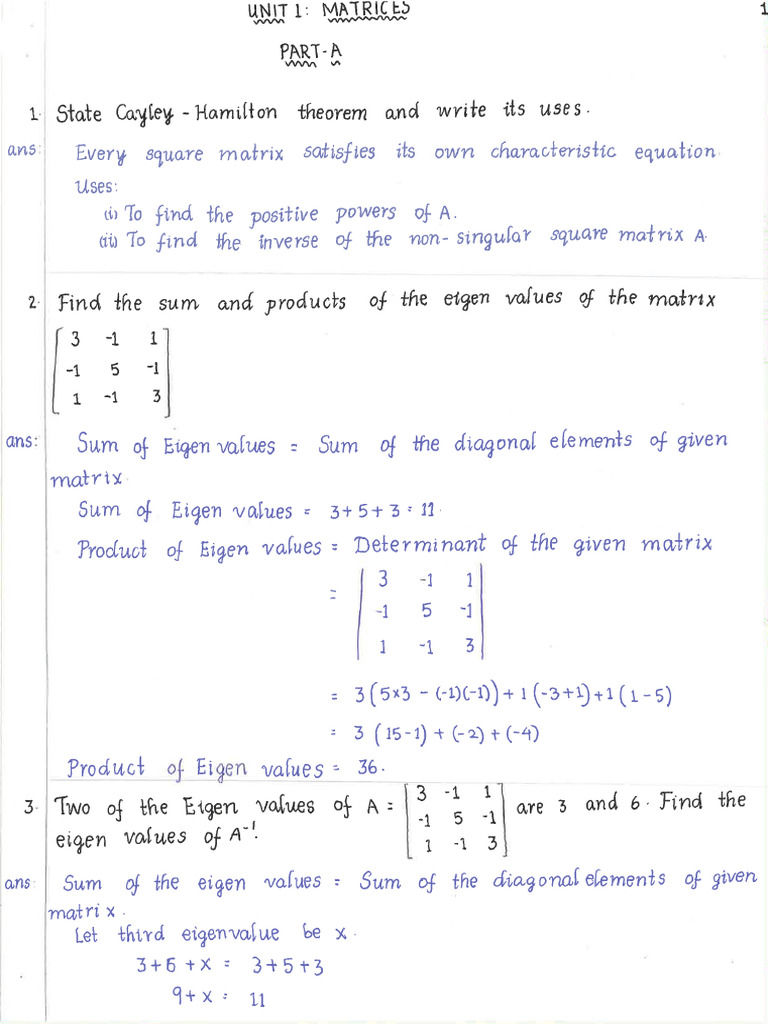 Matrices and Calculus | PDF Matrices and Calculus | PDF