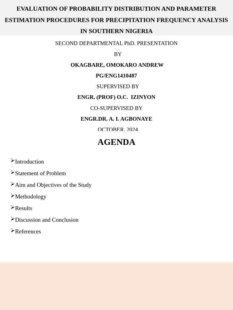 Evaluation of Probability Distribution and Parameter Estimation Procedures | PDF | Statistics ...