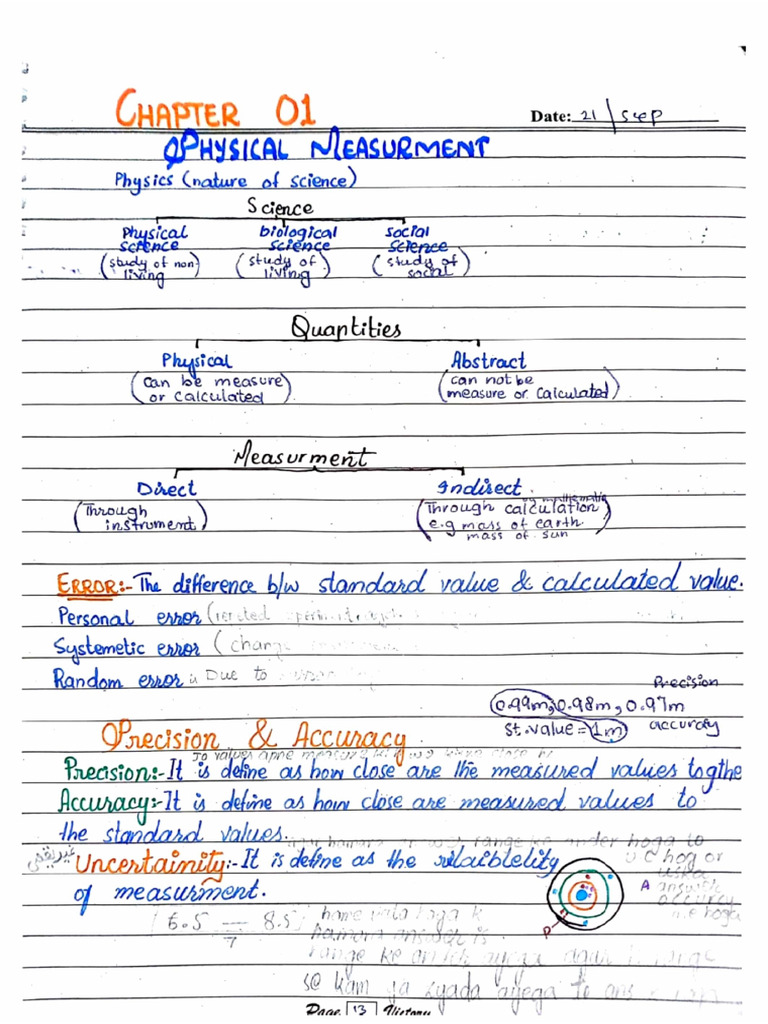 Physics Chapter1 | PDF