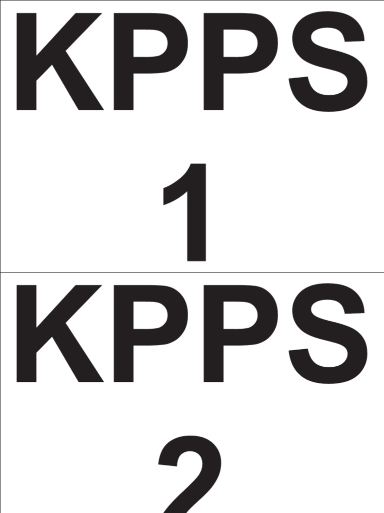 KPPS 1-7 | PDF