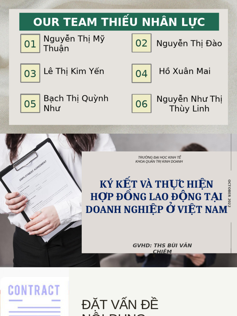 Chuyên đề học phần QTNL - N03 - THIẾU NHÂN LỰC | PDF