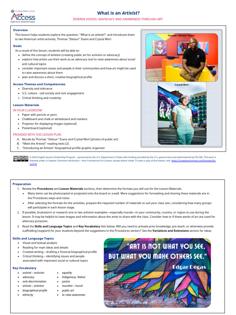 Understanding Artivism in Education | PDF | Multimedia | Social Media