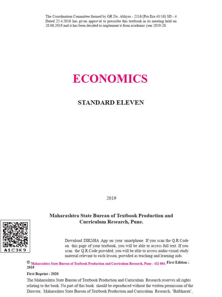 11th Economics Textbook PDF | PDF | Economics | Income