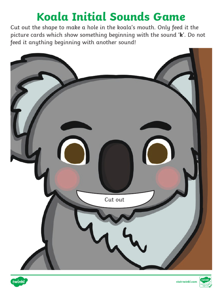 Koala Initial Sounds Game | PDF