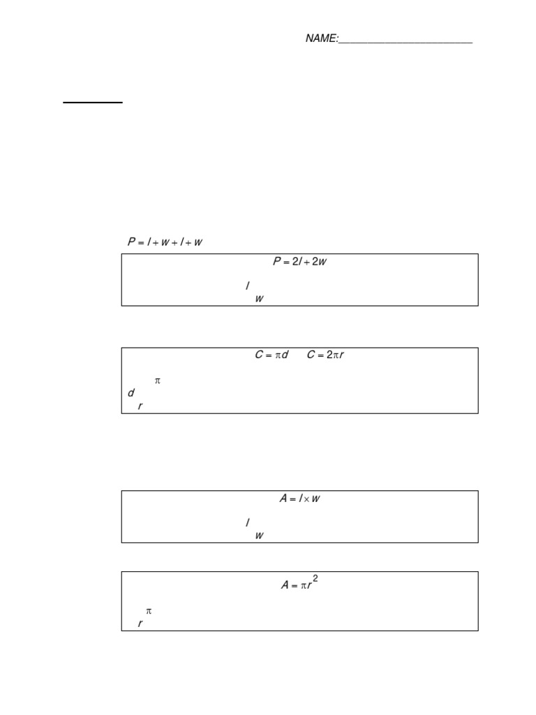 pma0463 | PDF | Area | Length