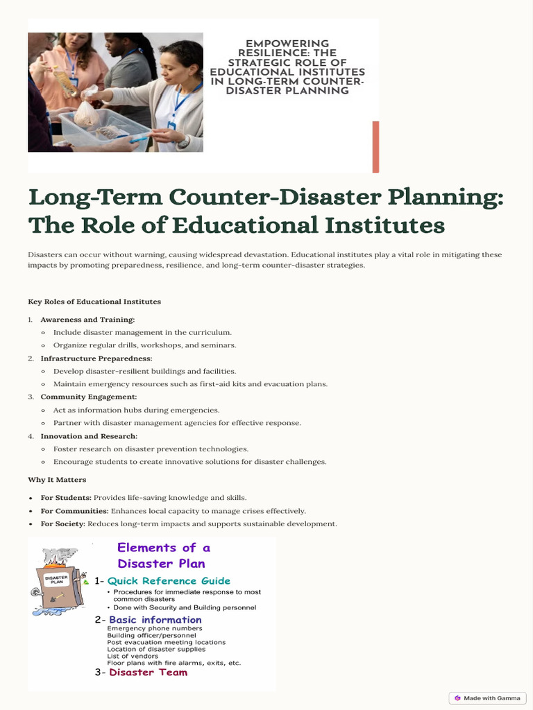 Long-Term-Counter-Disaster-Planning-The-Role-of-Educational-Institutes ...