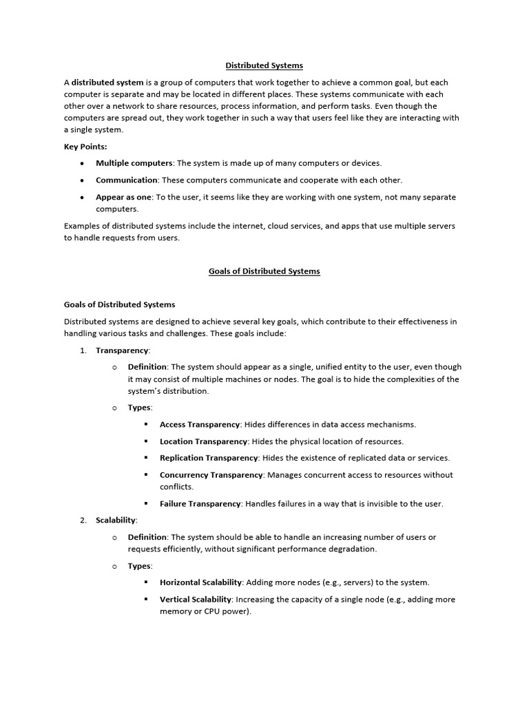 Distributed Systems U1 U2 | PDF | Peer To Peer | Client–Server Model