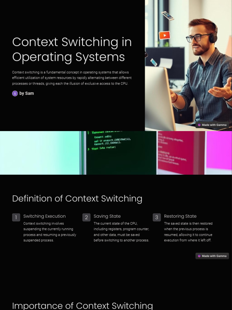 Context Switching in Operating Systems | PDF | Process (Computing) | Scheduling (Computing)