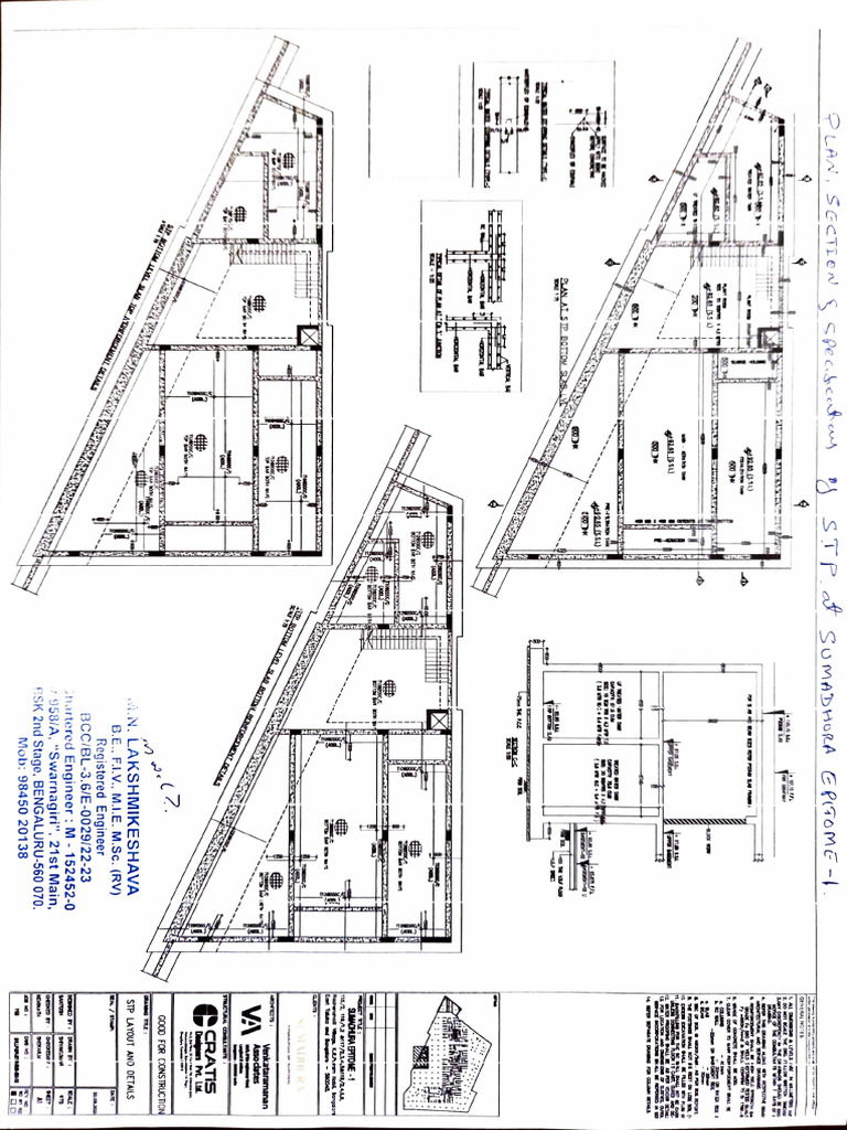 STP Design Drawing As Per The Guidelines of KSPCB | PDF