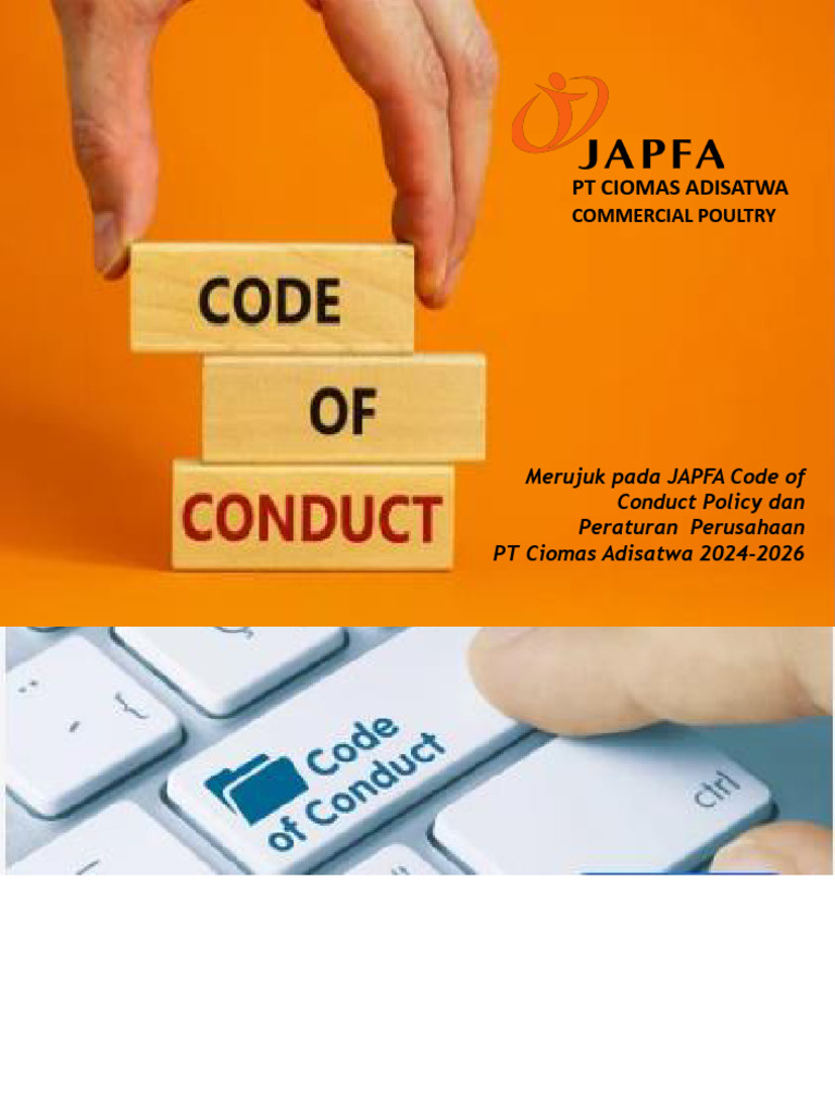 Materi Sosialisasi Dan Implementasi Code of Conduct - FINAL - CCP 2024 ...