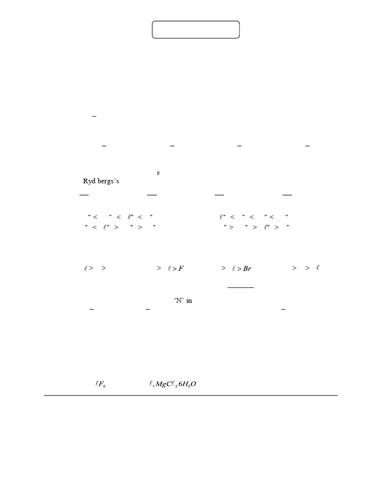 KLEE 2024 Chemistry Question Paper | PDF | Chemical Reactions | Chlorine