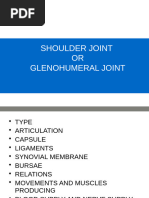 Static and Dynamic Stabilization GH Joint Detailed 25slides | PDF | Shoulder | Joints