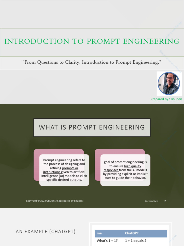 01 - What and Why of Prompts | PDF | Cognition | Computing
