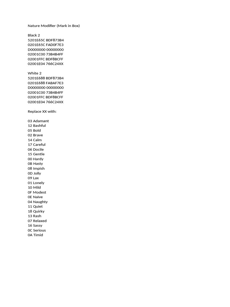 Nature Modifier | PDF