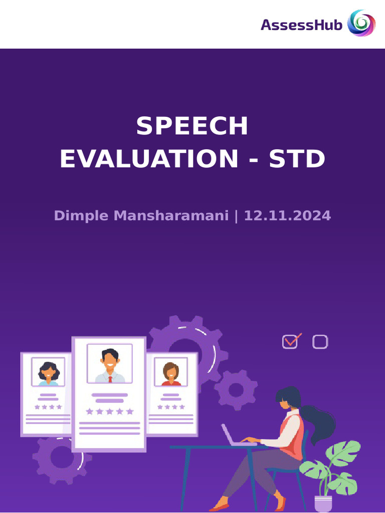 Communications Skills Report | PDF | Reading Comprehension | Speech