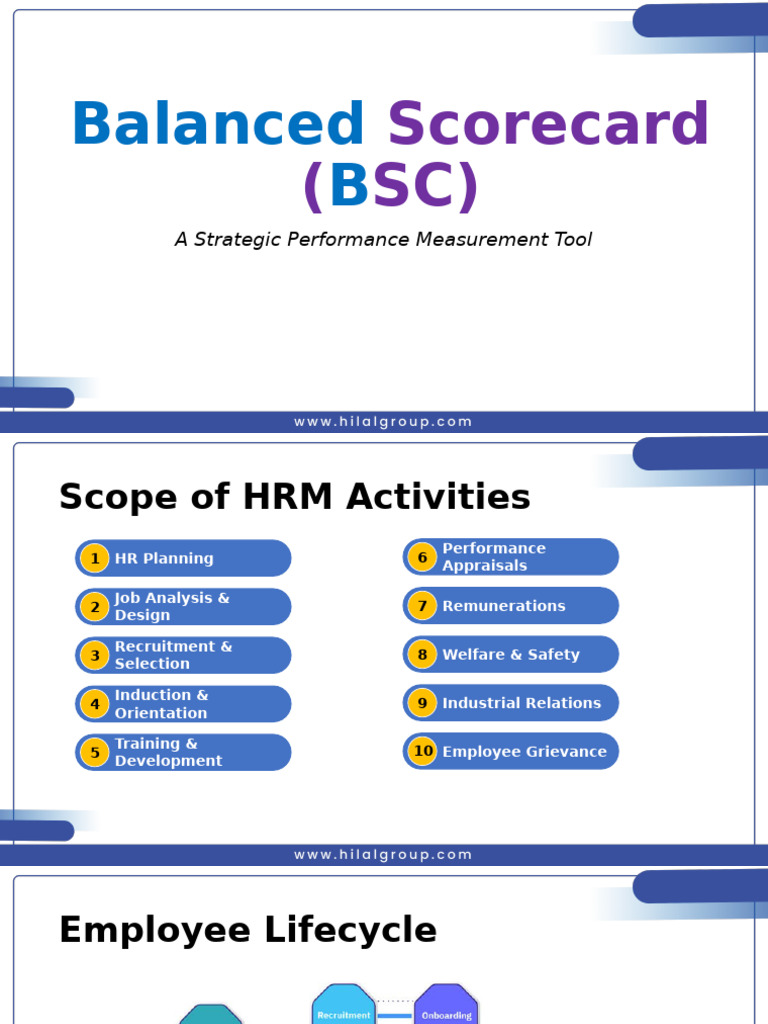 BSC - HR | PDF | Performance Indicator | Innovation
