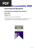 SA8000 Standard 2014 | PDF