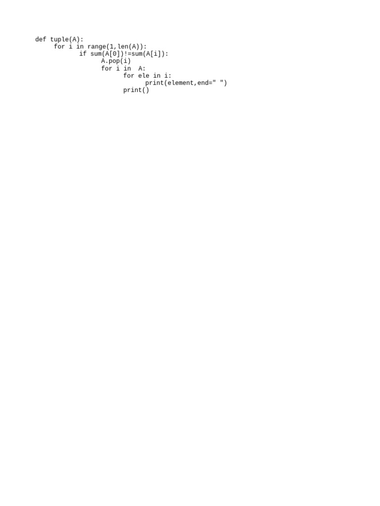 Removing Tuples | PDF Removing Tuples | PDF
