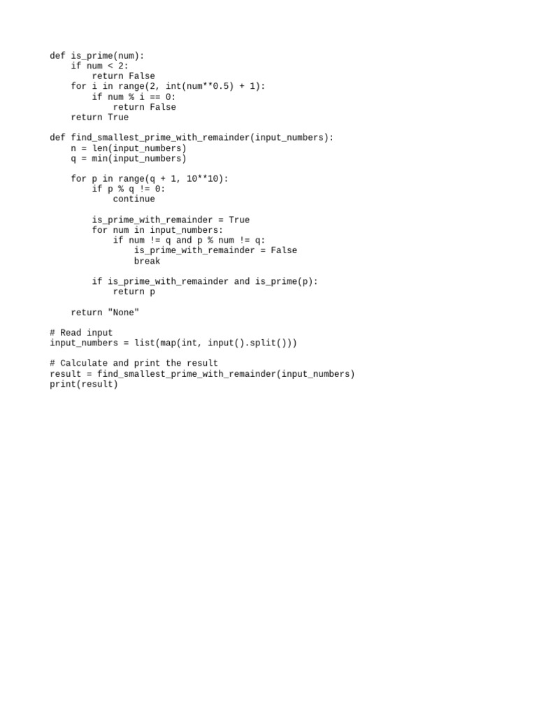 Def is Prime(Num) | PDF