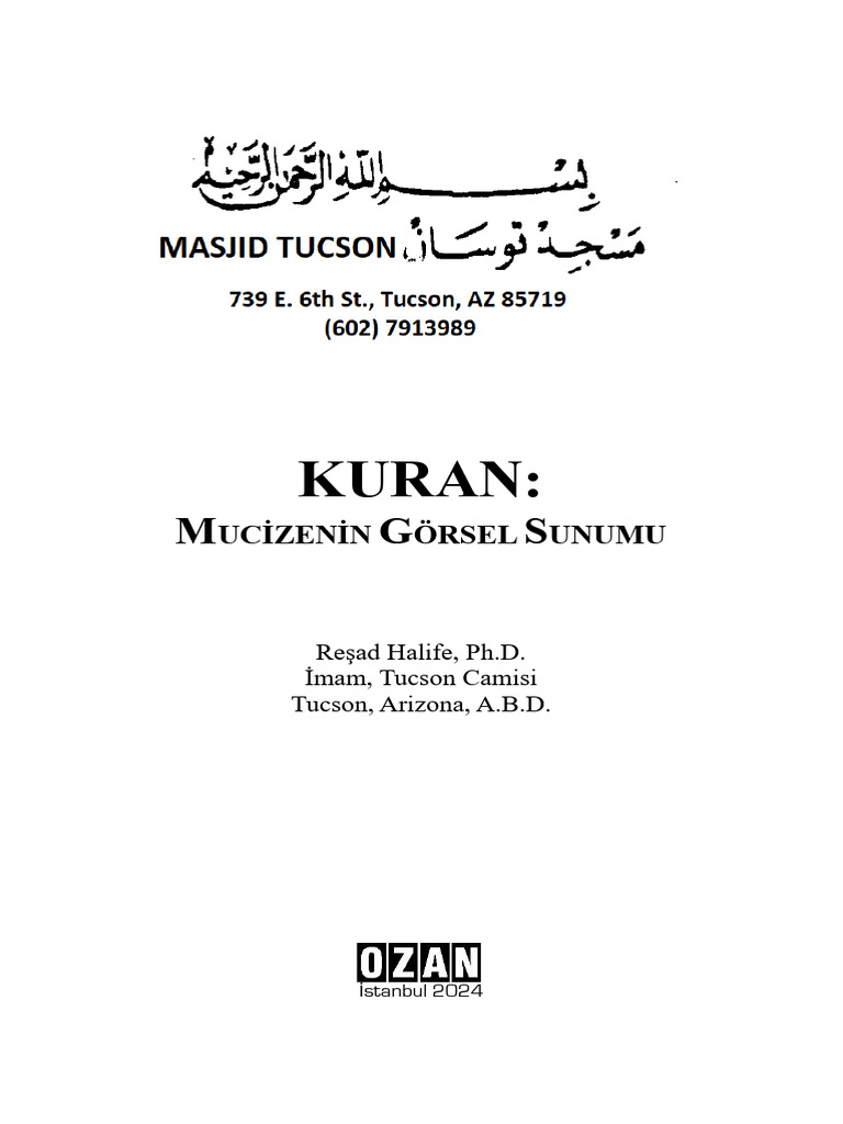 Resad Halife Mucizenin Gorsel Sunumu | PDF
