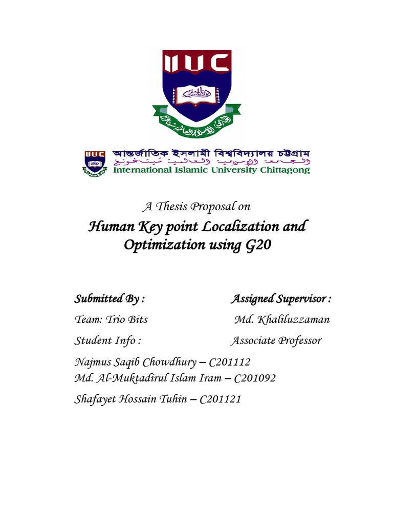 PROPOSAL THEORY | PDF | Mathematical Optimization | Computer Vision