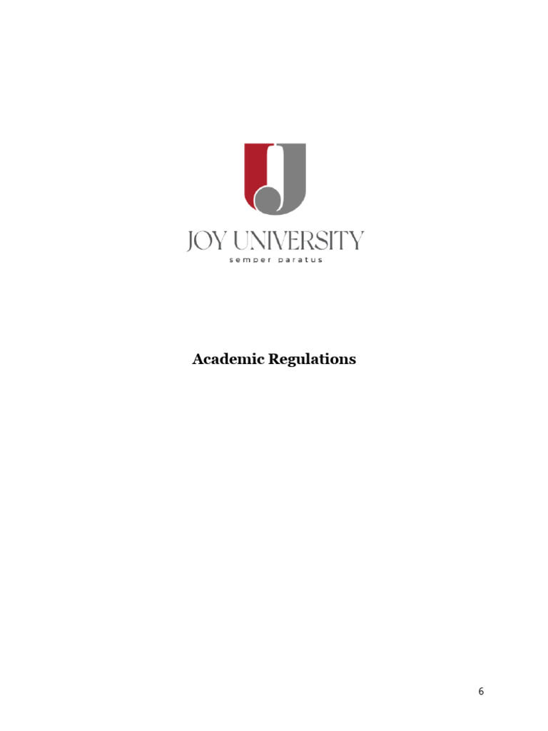 JU Academic Regulations | PDF | Course Credit | Academic Term