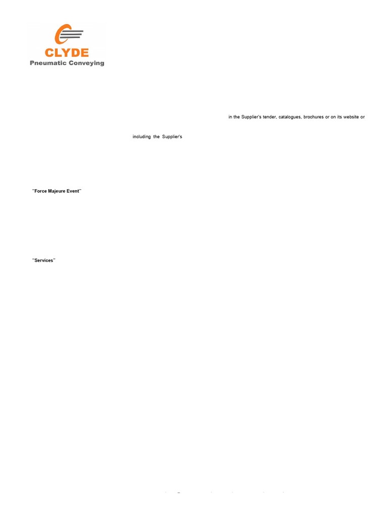 TC04 Rev.01 - General Terms & Conditions for the Sale of Goods & Services | PDF | Legal ...