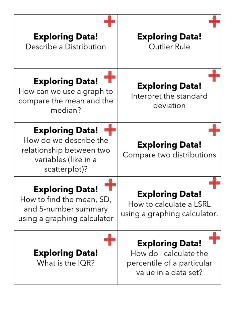14-Official Stats Medic AP Exam Flash Cards 9 | PDF