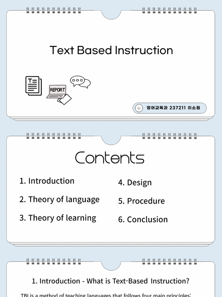 Text based instruction | PDF